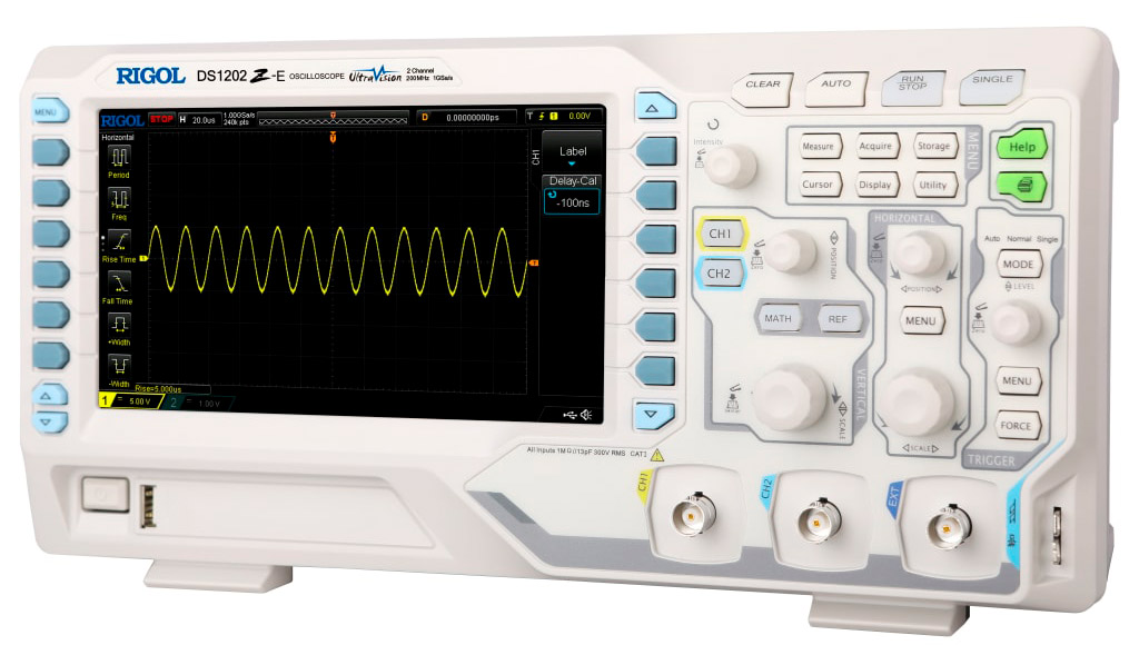 Osciloscópio Rigol DS1102Z-E - 100 MHz, 2 Canais - Griffin - PY