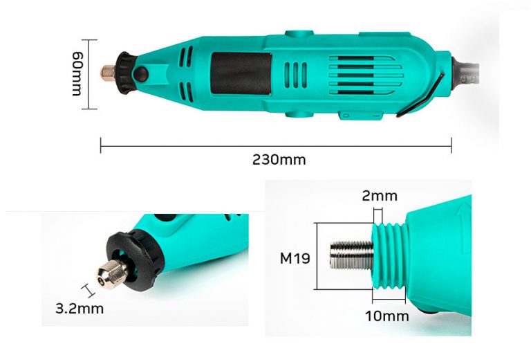 Mini Retífica Die Grinder com 388 Peças - Griffin - PY