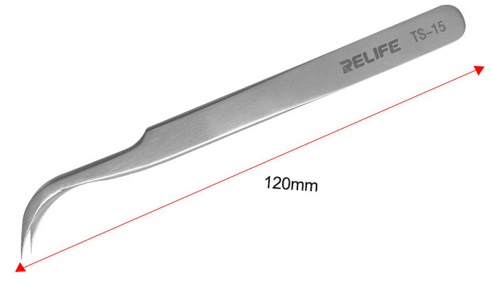 Pinça TS-15 (Curva) de Precisão - Relife - Griffin - PY