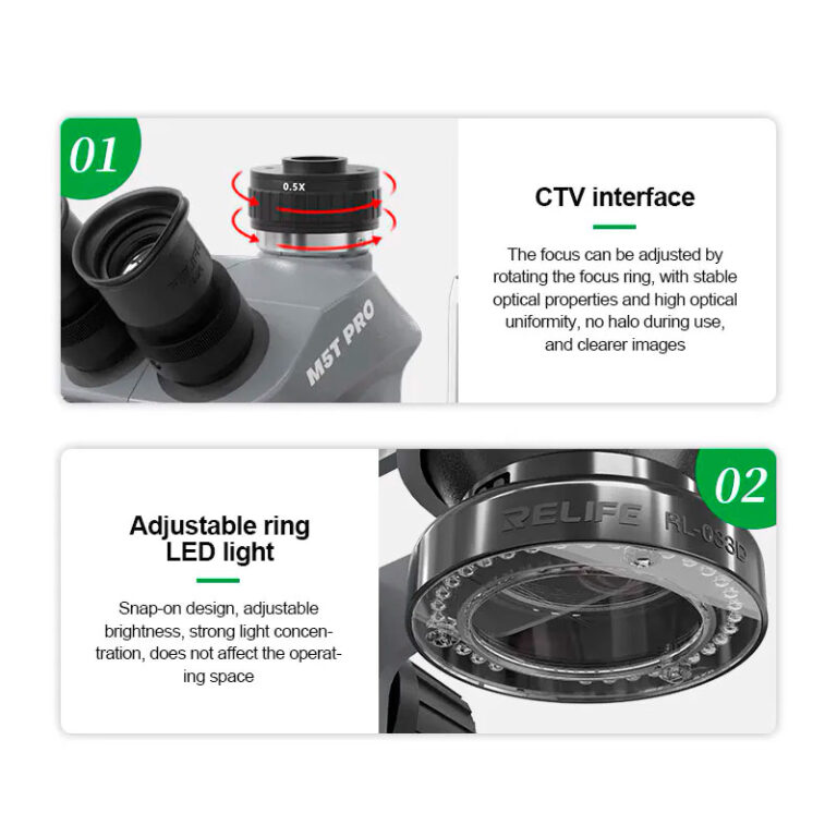 RL-M5T Pro-B11 Microscópio Trinocular Relife - Griffin - PY